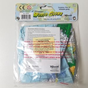 Toys | 12 Globe Beach Ball Inflatable Plastic World Map For ...